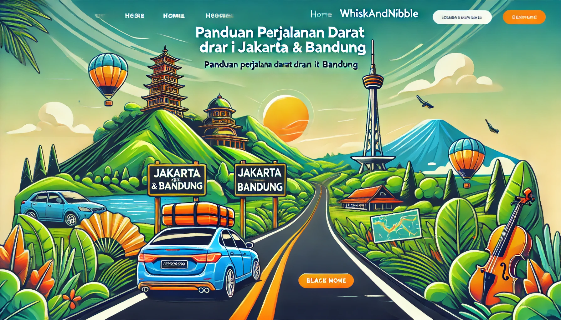 Panduan Perjalanan Darat Dari Jakarta Ke Bandung - Whiskandnibble.com